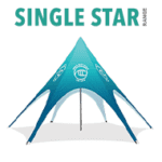 SIngle & Double Pole Star Shades and Arch Tents | Extreme Marquees