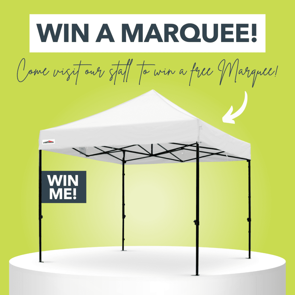 Printed Marquee and Branded Gazebo Rewards